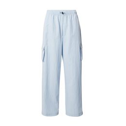 Nike Sportswear Hose 'ESSNTL' Damen Größe 38 pastellblau / weiß