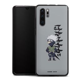DeinDesign Huawei P30 Pro Handy Silikon H&uuml;lle Case schwarz Handyh&uuml;lle Official Licensed Product Naruto Shippuden Kakashi