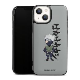 DeinDesign iPhone 13 Mini Handy Slim Case extra d&uuml;nn Silikon Handyh&uuml;lle schwarz H&uuml;lle Official Licensed Product Naruto Shippuden Kakashi Silikon Slim Case
