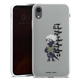 DeinDesign iPhone Xr Handy Silikon H&uuml;lle Case wei&szlig; Handyh&uuml;lle Official Licensed Product Naruto Shippuden Kakashi Silikon Case