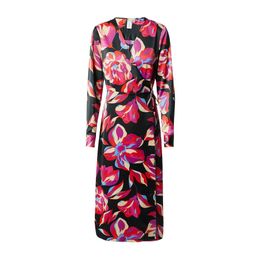 Y.A.S YAS Kleid 'PELLA' Damen Größe 42 elfenbein / hellblau / pink / schwarz Winterkleid