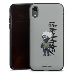 DeinDesign iPhone Xr Handy Silikon H&uuml;lle Case schwarz Handyh&uuml;lle Official Licensed Product Naruto Shippuden Kakashi