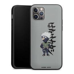 DeinDesign iPhone 12 Pro Handy Premium Silikon H&uuml;lle Handyh&uuml;lle schwarz Case Official Licensed Product Naruto Shippuden Kakashi Silikon Premium Case