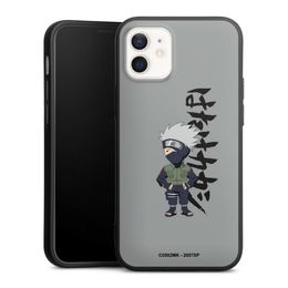 DeinDesign iPhone 12 mini Handy Premium Silikon H&uuml;lle Handyh&uuml;lle schwarz Case Official Licensed Product Naruto Shippuden Kakashi Silikon Premium Case