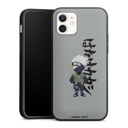 DeinDesign iPhone 12 Handy Premium Silikon H&uuml;lle Handyh&uuml;lle schwarz Case Official Licensed Product Naruto Shippuden Kakashi Silikon Premium Case