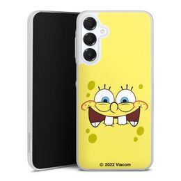 DeinDesign Galaxy A16 5G Handy Slim Case Silikon Handyh&uuml;lle transparent H&uuml;lle extra d&uuml;nn Official Licensed Product Kindheit Spongebob Silikon Slim Case