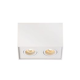 Lucide TUBE Downlight Wei&szlig;, 2-flammig