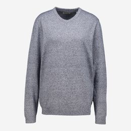 Jack & Jones Grauer Pullover mit Melange-Muster