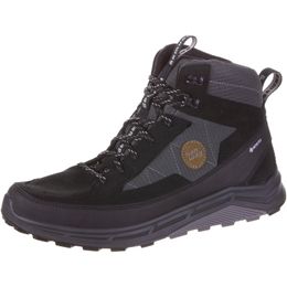 Hanwag Rotpunkt Light Mid Wanderschuhe Herren - schwarz - Gr. 44 1/2 - Leder/Synthetik