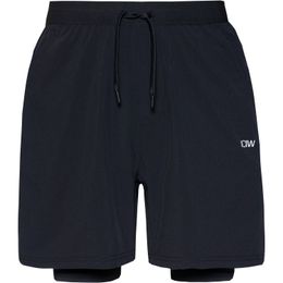 ICANIWILL Stride Funktionsshorts Herren - schwarz - Gr. S - Polyester/Elastan
