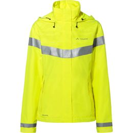 Vaude Luminum Regenjacke Damen - gelb - Gr. 44 - Polyester