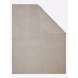 Biederlack Wohndecke, silbergrau, Gr&ouml;&szlig;e 150x200 cm