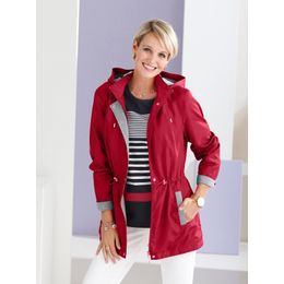 WITT Damen Freizeitjacke mit Tunnelzug in der Taille, rot, Gr&ouml;&szlig;e 38
