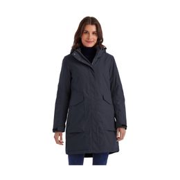 Parka Killtec "Damen Funktionsparka", Damen, Gr. 38, blau (navy), Obermaterial: 100% Polyester;Futter: 100% Polyester;Füllung: 100% Polyester, Jacken Parka, Wasserdichter, atmungsaktiver Damenparka mit abnehmbarer Kapuze