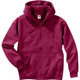 Fruit of the Loom Damen Sweatjacke weinrot Gr&ouml;&szlig;e 5