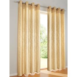 HEINE HOME unisex Dekoschal goldfarben Gr&ouml;&szlig;e 145x140 cm