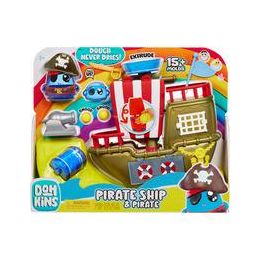 MGA Entertainment DohKins Pirate Ship Playset, Kneten