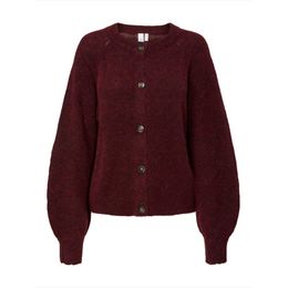 Y.A.S YAS Strickjacke 'YASJohi' Damen Gr&ouml;&szlig;e XS weinrot