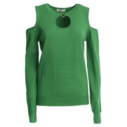 Influencer Pullover Damen Gr&ouml;&szlig;e M grasgr&uuml;n