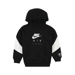 Nike Sportswear Sweatshirt 'Air' Jungen Gr&ouml;&szlig;e 122/128 grau / schwarz / wei&szlig;