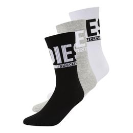 Diesel Socken 'SKM-RAY' Herren Gr&ouml;&szlig;e 35/38 graumeliert / schwarz / wei&szlig;