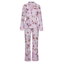 Vivance Pyjama Damen Gr&ouml;&szlig;e L/XL bunt Winterkleid