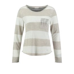 Key Largo Shirt 'Niagara' Damen Gr&ouml;&szlig;e L beige / wei&szlig;