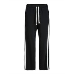 Jack & Jones JACK & JONES Hose 'JPSTBILL' Herren Gr&ouml;&szlig;e 29/30 schwarz / wei&szlig;