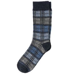 VanVaan 1 Paar Herren Socken mit kariertem Muster