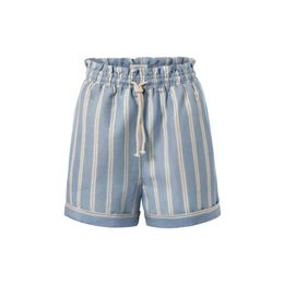 Tchibo - Shorts aus Leinenmix - Damen - Gr. 44 - blau/gestreift