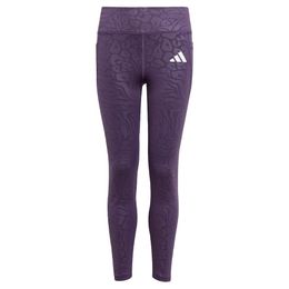 adidas Sportswear Sporthose 'All Sports Optime' M&auml;dchen Gr&ouml;&szlig;e 116 dunkellila / wei&szlig;