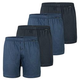 Schiesser Boxer shorts male Blue size M