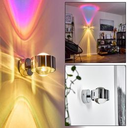 hofstein Sapri Wandleuchte Chrom, 1-flammig