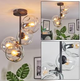 hofstein Ripoll Deckenleuchte Glas 15 cm Klar, 4-flammig