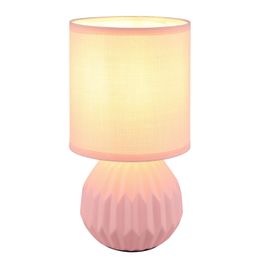 Globo Sylas Tischleuchte Pink, 1-flammig