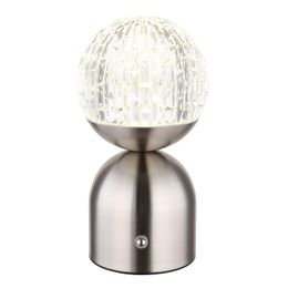 Globo JULSY Tischleuchte LED Nickel-Matt, 1-flammig