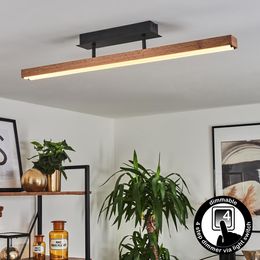 hofstein Maumela Deckenleuchte LED Schwarz, 1-flammig