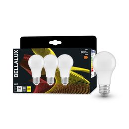 BELLALUX CLA 3er Set LED E27 8,5 Watt 2700 Kelvin 806 Lumen