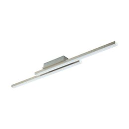 Eglo Leuchten Eglo CONNECT FRAIOLI-C Deckenleuchte LED Nickel-Matt, 2-flammig, Farbwechsler