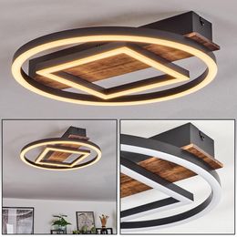 hofstein Taboneira Deckenleuchte LED Schwarz, 1-flammig