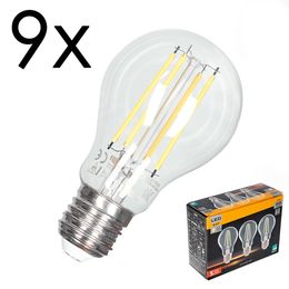 hofstein LED E27 9er Set 6,5 Watt 2700 Kelvin 810 Lumen
