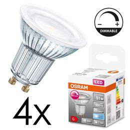 hofstein LED GU10 4er Set 7,9 Watt 4000 Kelvin 650 Lumen