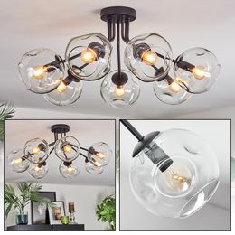 hofstein Ripoll Deckenleuchte Glas 15 cm Klar, 7-flammig