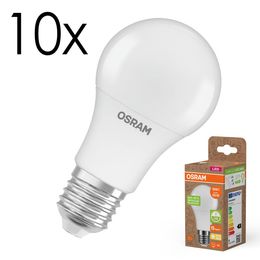 Osram LED E27 10er Set 8,5 Watt 2700 Kelvin 806 Lumen