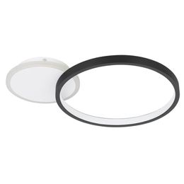 Eglo Leuchten Eglo GAFARES Deckenleuchte LED Schwarz, Weiß, 1-flammig
