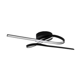 Eglo Leuchten Eglo SELVINA Deckenleuchte LED Schwarz, 1-flammig