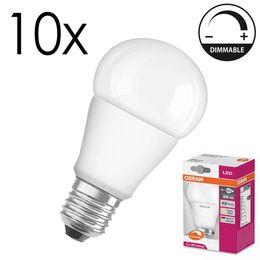 Osram LED E27 10er Set 9 Watt 2700 Kelvin 806 Lumen