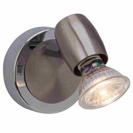 BRILLIANT LEUCHTEN Brilliant Wesley Wandspot LED Chrom, 1-flammig