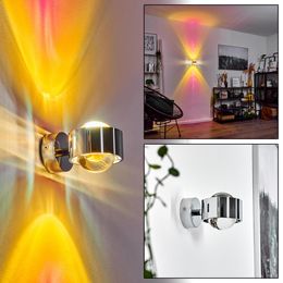 hofstein Sapri Wandleuchte Chrom, 1-flammig