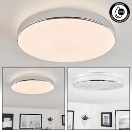 hofstein Makak Deckenleuchte LED Chrom, Wei&szlig;, 1-flammig